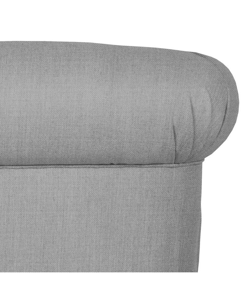 Adele – Sillón estilo moderno con tela gris claro